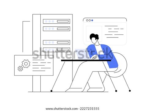 Php Mysql Development Abstract Concept Vector Stock Vector Royalty