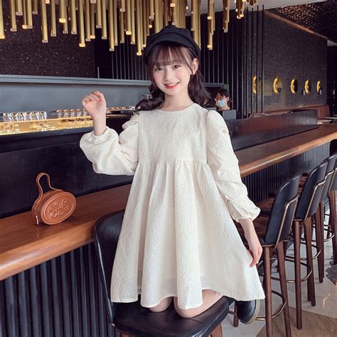 Badu Bg Нов модел детска есенна рокля с дълъг ръкав за момичета Badu Bg