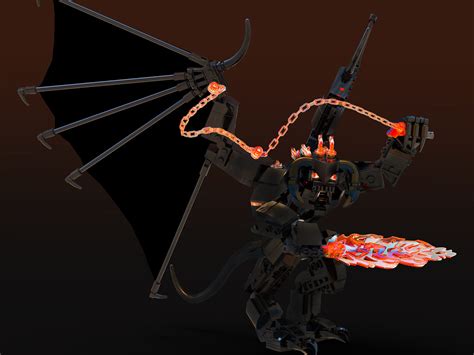 Lego Balrog Instructions now on sale on Rebrickable! | Flickr