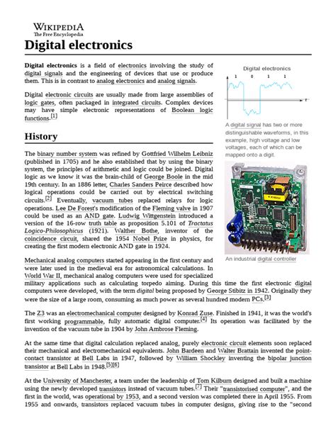 Digital Electronics Pdf Digital Electronics Logic Gate