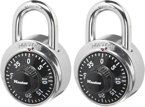 Master Lock Black Gym Locker Lock Combination Padlock Indoor Combo