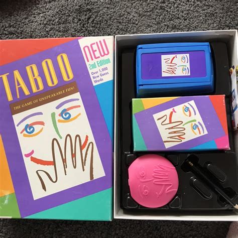 Taboo Game Timer Missing Depop