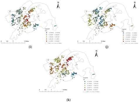 Spatial Differentiation Map Of Influential Factors A Spatiotemporal Download Scientific