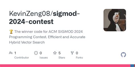 github kevinzeng08 sigmod 2024 contest 🏆 the winner code for acm sigmod 2024 programming