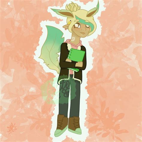 Leafeon Human By Potatobee20 On Deviantart
