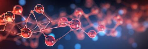 Premium Photo Material Science Abstract Molecular Structure