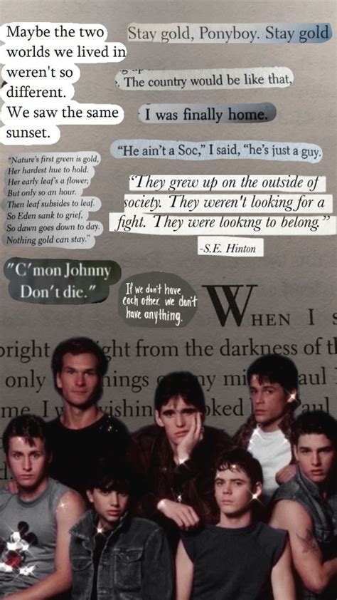Quotes Theoutsiders Sehinton The Outsiders Quotes The Outsiders