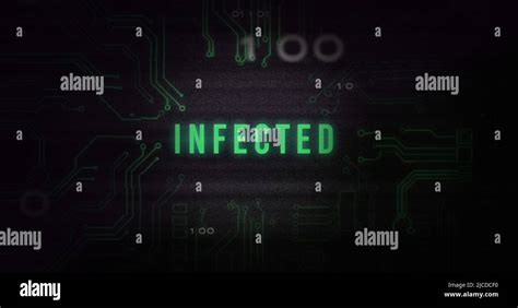Image Of Interference Over Infected Text Data Processing And Computer