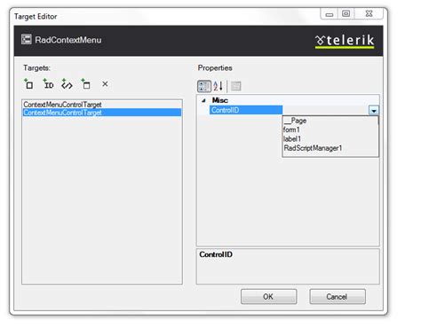 Telerik Web Forms Menu Getting Started Creating A Simple Context Menu Telerik Ui For Aspnet Ajax