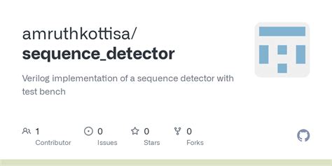 Github Amruthkottisasequencedetector Verilog Implementation Of A Sequence Detector With