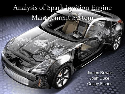 Analysis Of Spark Ignition Engine Management System