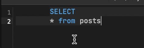 Bug First Line Doesnt Format To Column Postition 0 · Issue 10 · Tableplussql Formatter · Github