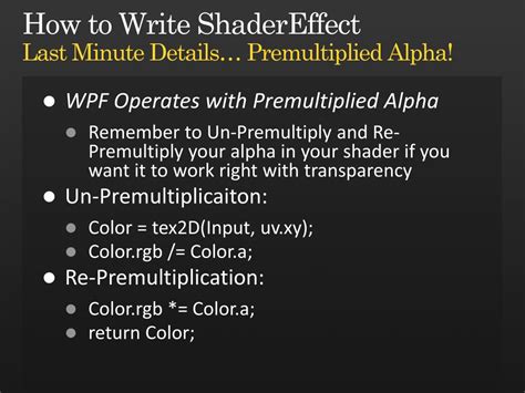 Ppt Windows Presentation Foundation Extensible Bitmapeffects Pixel Shaders And Wpf Graphics