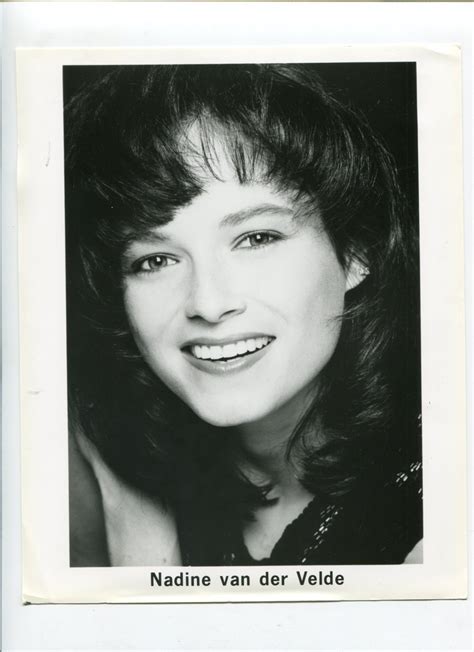 Nadine Van Der Velde