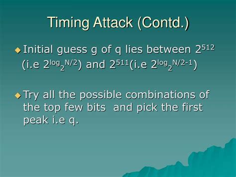 Ppt Remote Timing Attacks Powerpoint Presentation Free Download Id
