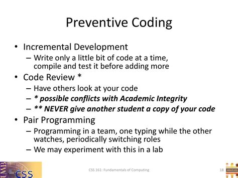 Css 161 Fundamentals Of Computing Ppt Download