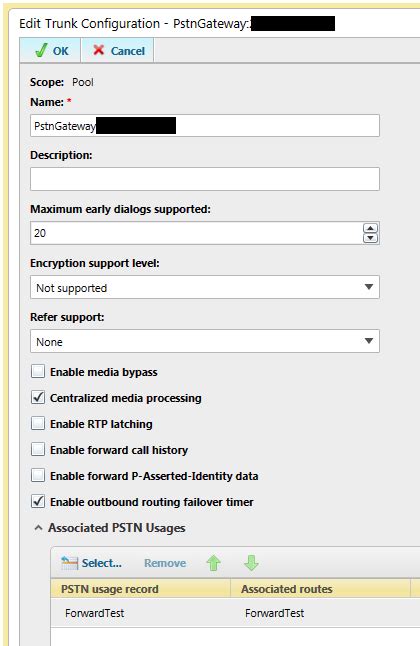 Kens Unified Communications Blog Forwarding Calls Using Inter Trunk
