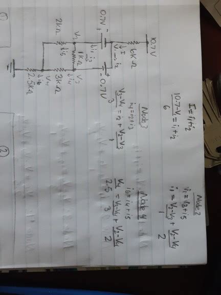 Solved Solve Question Using Kcl Or Nodal Analysis Do Not