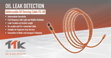 A Reliable Hydrocarbon Leak Detection Ttk Hydrocarbon Sensing Cable Fg Od Ttk Leak Detection