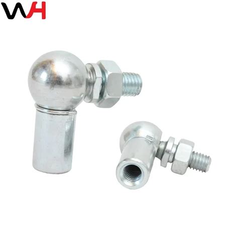 Angular Ball Joint With Threaded Ball Head And Riveted Ball Shank China Angular Ball Joint With