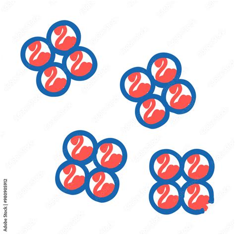 Staphylococcus Aureus Doodle Icon Sketch Vector Staphylococcus Aureus Sign Isolated Symbol