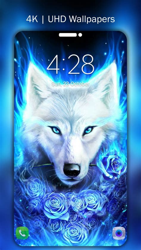 Galaxy Wolf Wallpapers K Uhd Para Android Descargar