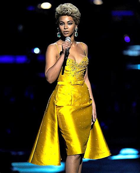 Beyonces Fashion Evolution Beyonce Yellow Dress African Fashion