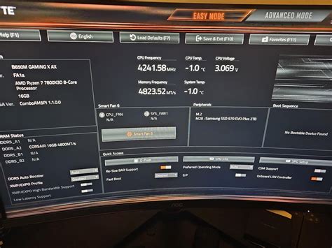 Cpu Temp 1 And Bios Is Reseting R Gigabyte