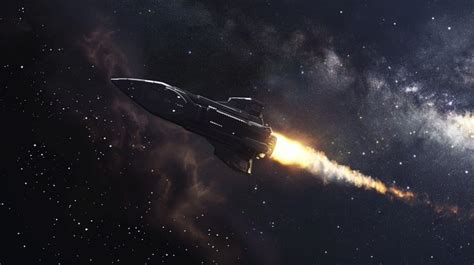 Free Spacecraft Navigating Cosmos Image Download At Stockcake