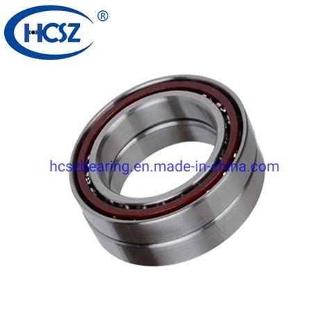 High Precision Low Noise Chrome Steel Single Row Angular Contact Ball Bearing