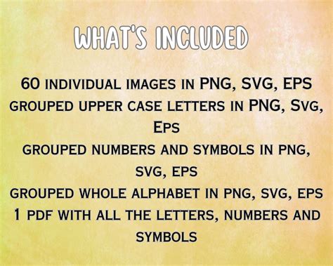 OUTLINE LETTERS And Numbers SVG Png Eps And Pdf Files Outline Font Hollow Letters Block Font