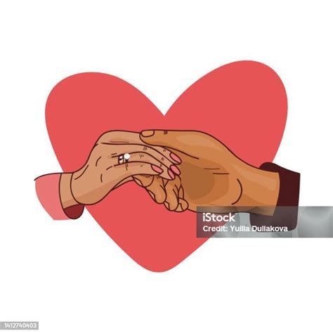 남자는 여자 손에 약혼 반지를 넣어 야외 결혼 제안 낙서 그래픽 벡터 일러스트 레이 션 라인 아트 스케치 결혼 반지 손으로 그리기 벡터 일러스트레이션 벡터 일러스트 레이 션