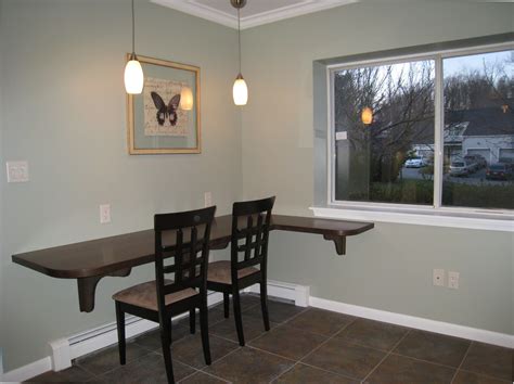 Подвесной стол на кухню (68 фото)