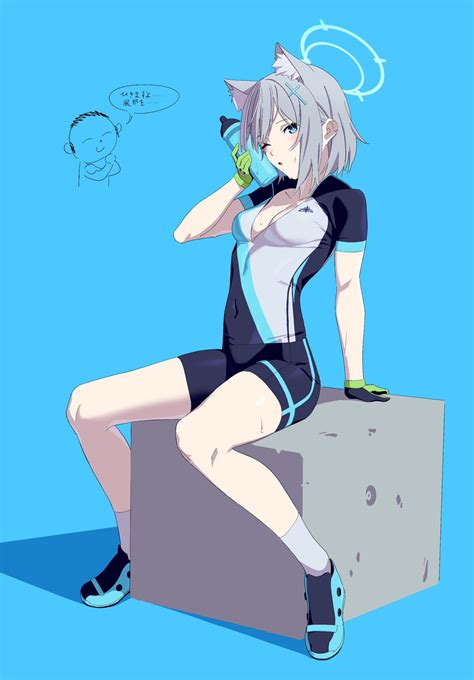 Sensei Shiroko Doodle Sensei And Shiroko Blue Archive Drawn By Ult One Danbooru