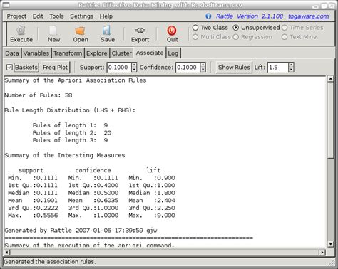 data mining survivor resources further basket analysis