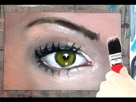 How To Paint An Eye Step By Step Painting Tutorial YouTube