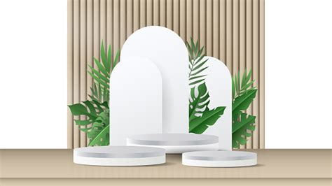 3d 배경 제품 디스플레이 추상 벡터 렌더링 3d 제품 디스플레이 프리젠테이션 쇼케이스용 스테이지 벡터 일러스트레이션 Eps 10 0명에 대한 스톡 벡터 아트 및 기타