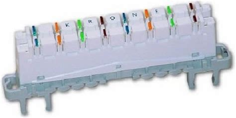 Pvc 8 Pair Broad Band Disconnection Module At ₹ 160 Piece In Chennai Id 21038741088