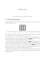 PSet Econ Pdf Problem Set Late Submissions Are Not Accepted No Exceptions