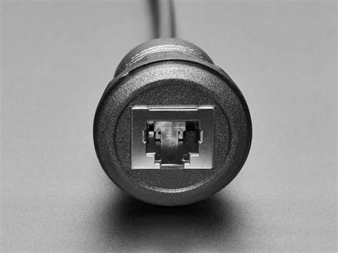 Rj 12 Or Rj 11 Telephone Round Panel Mount Extension Cable Id 5844 Adafruit Industries