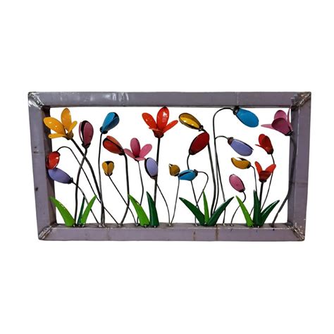 Metal Tulip Flower Wall Panel Art Garden Sculpture Cam And Debs Store