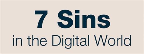 7 Deadly Sins In The Modern World Youre Probably Guilty Of Bored Panda