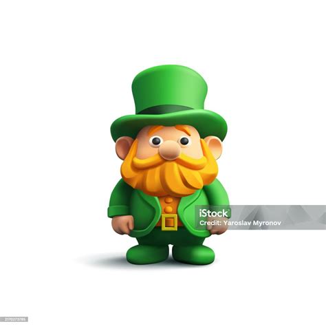 The 3d Character Of St Patrick Cute Character For St Patricks Day