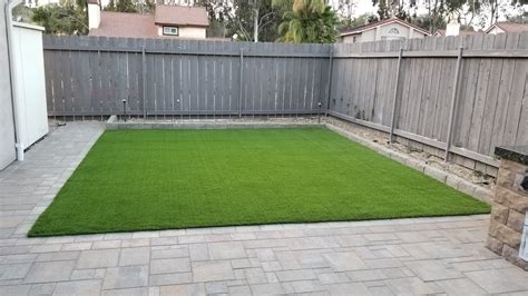 Pavers Artificial Grass Design Ideas And Inspiration Gallery Install