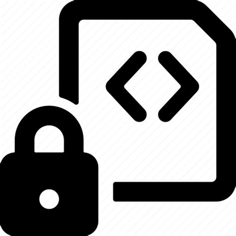 File Code Lock Programming Files Padlock Icon Download On Iconfinder