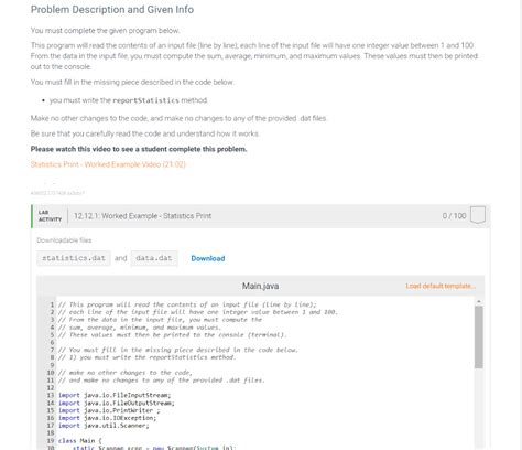 Solved Problem Description And Given Info You Must Complete