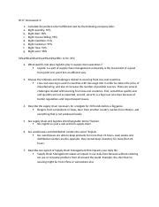 SCM Hw 3 SP17 Homework 3 1 A B C D E F G Calculate The Perfect Order Fulfillment