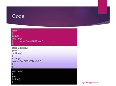 Function Overloading And Overriding Pptx Programming Languages