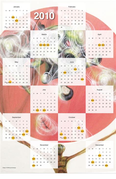 2010 Calendar — New Worlds Quarterly” Nicola Ginzler