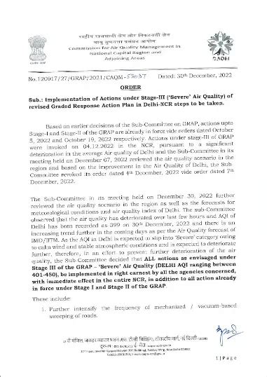 Construction Ban In Delhi Reason Notice